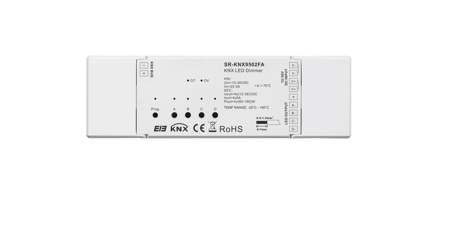 KNX LED Controller | RGB, RGBW & CCT | 12V-24V | SK-LED